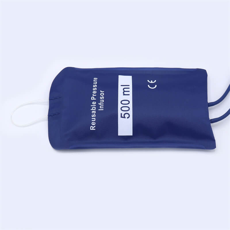 500ml pressure infusion bag pressure infuser with Pressure gauge - sinokmed