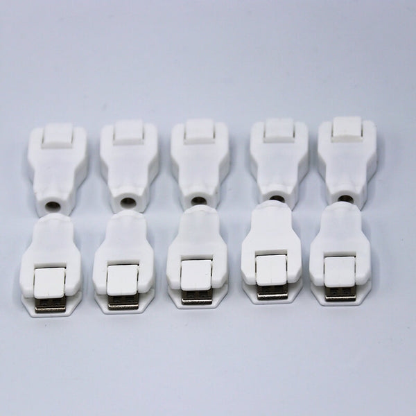 Multi-use ECG/EKG Electrode Clips for 3.0/4.0/snap/Grabber/tab 10 Piec ...