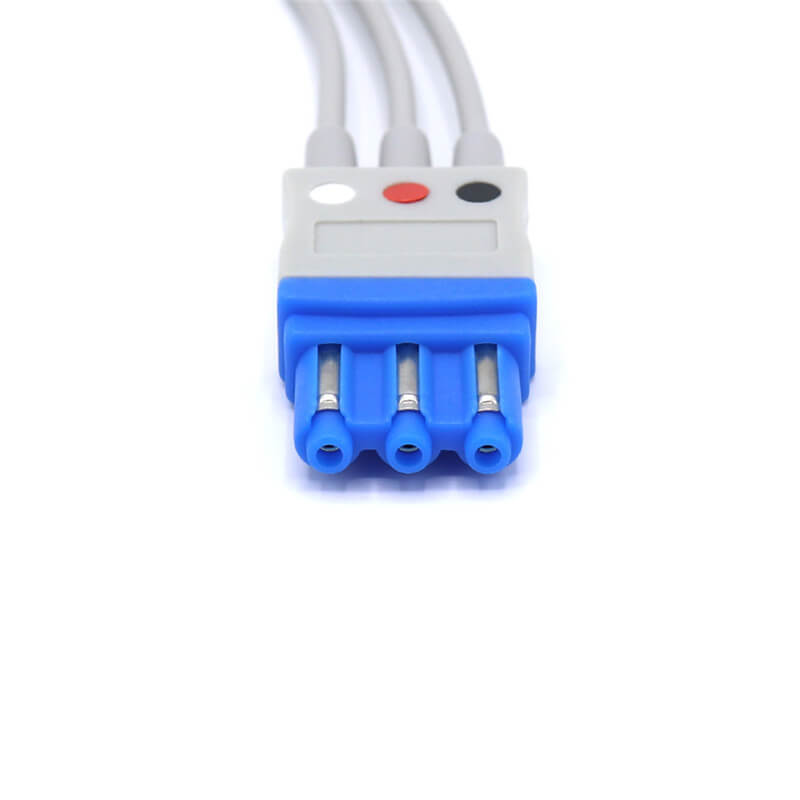 Compatible Philips ECG 3 Leadwires M1673A AHA Snap - sinokmed