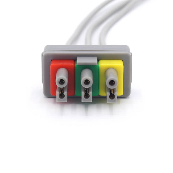 Compatible Philips ECG 3 Leadwires M1613A IEC European Standard Snap ...
