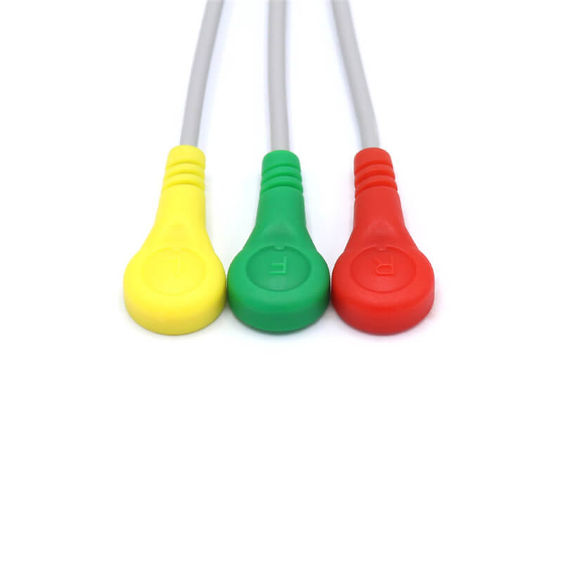 Compatible Philips ECG 3 Leadwires M1674A IEC European Standard Snap ...