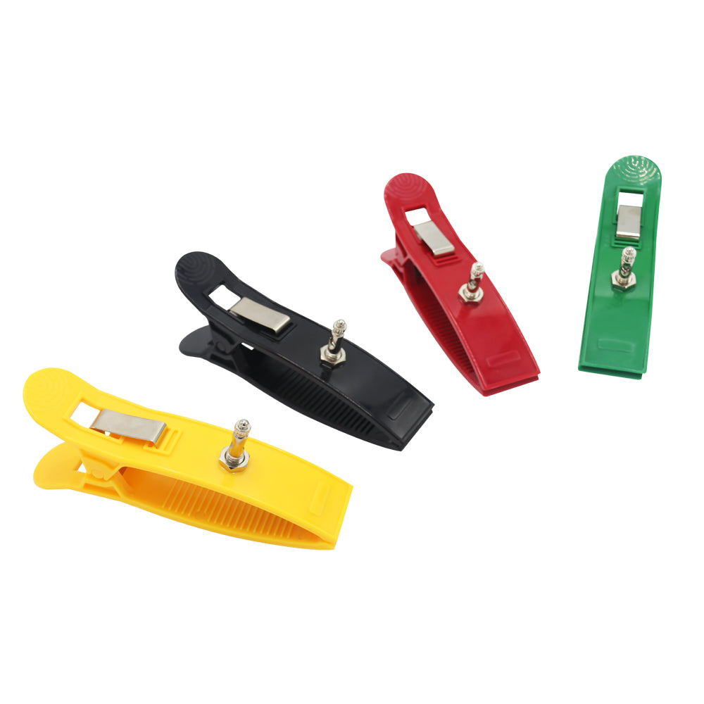 Universal ECG/EKG Electrodes Multiple Color Limb Clamp Nickel Both 4.0 ...