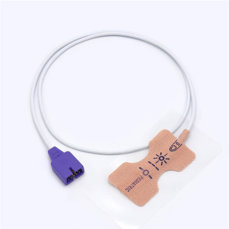 Compatible Nellcor Disposable Spo2 Sensor Probe MAX-P 9 Pin Pediatric ...