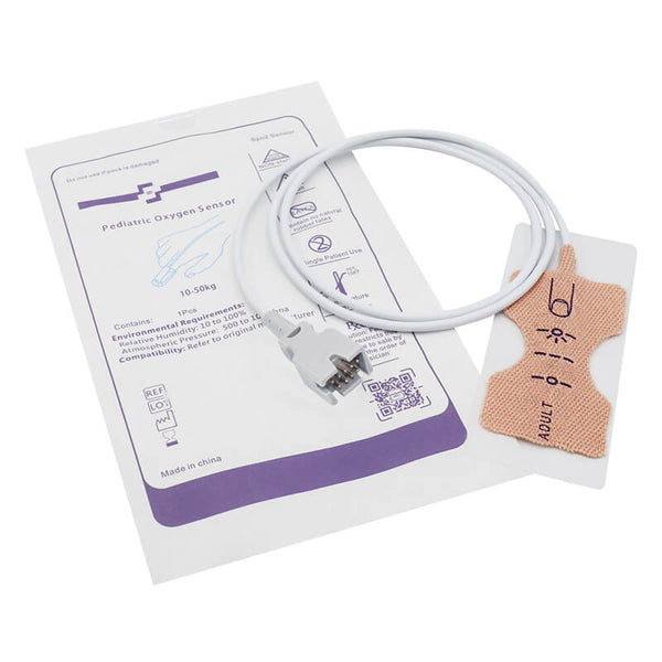 Compatible Masimo 1859 Disposable Spo2 Sensor Adult Size Adhesive Sens ...