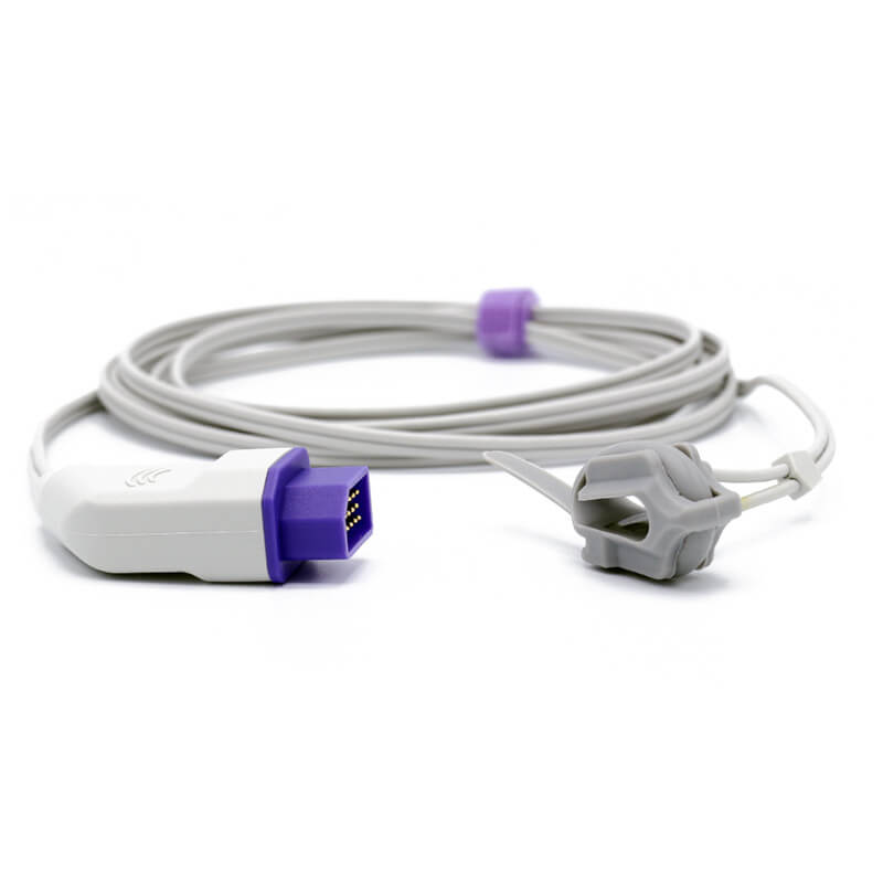 Compatible Nihon Kohden Spo2 Sensor Neonate Wrap 9.8 ft 14 Pin Connect ...