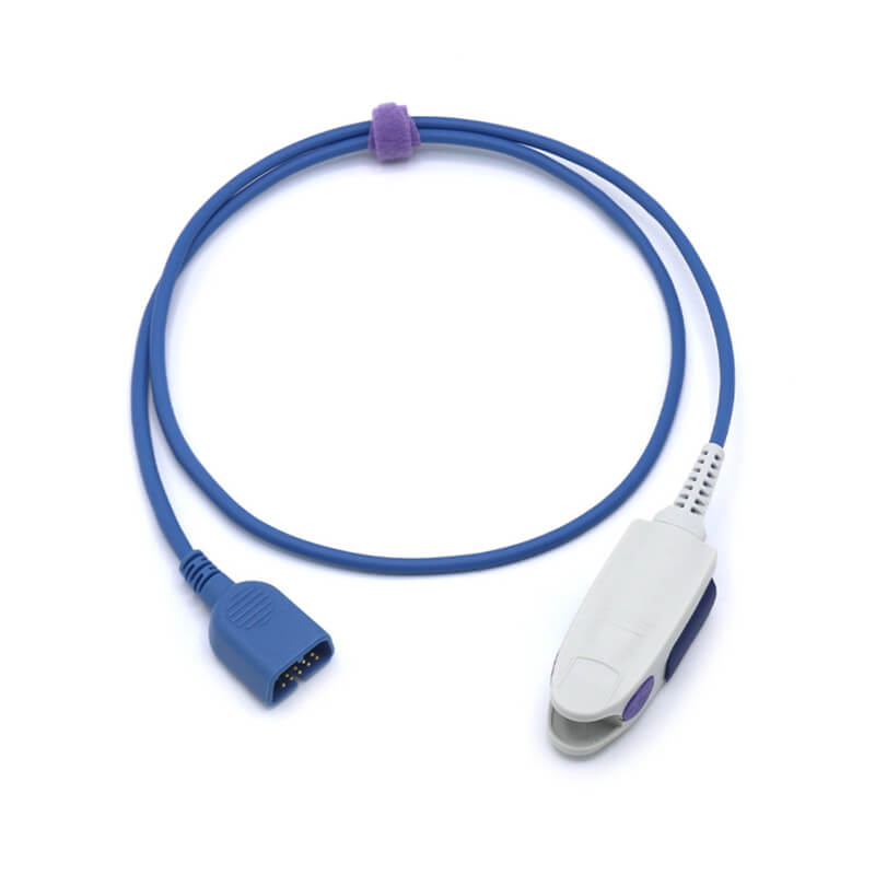Compatible Nihon Kohden Spo2 Sensor TL-201T Adult Finger Clip 3.2 ft 9 ...