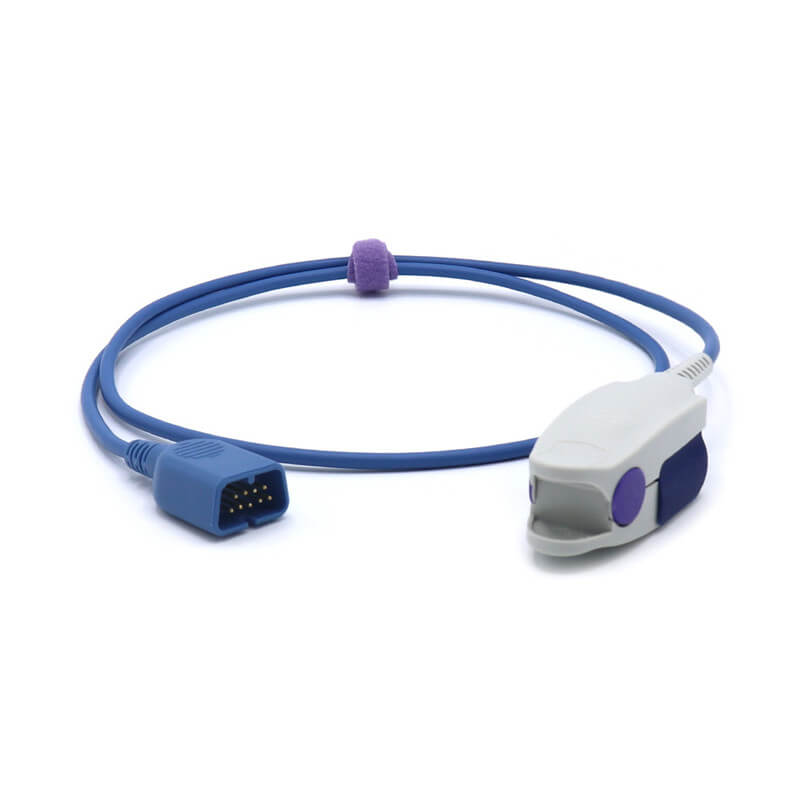 Compatible Nihon Kohden Spo2 Sensor TL-201T Adult Finger Clip 3.2 ft 9 ...