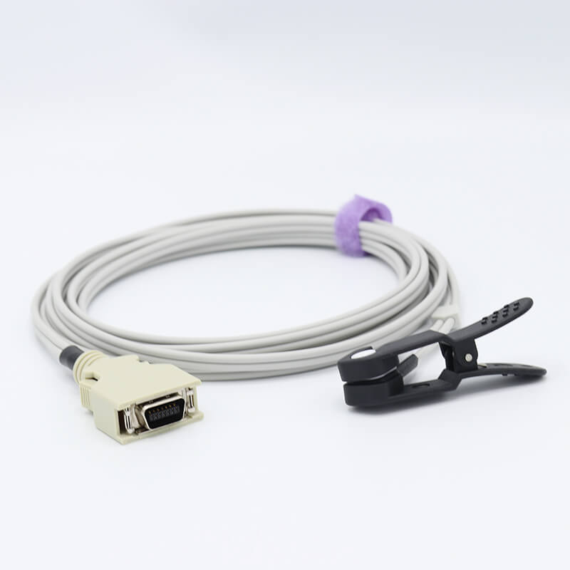 Compatible for Mindray-Datascope Spo2 Sensor adult ear clip 9.8 ft 14 ...